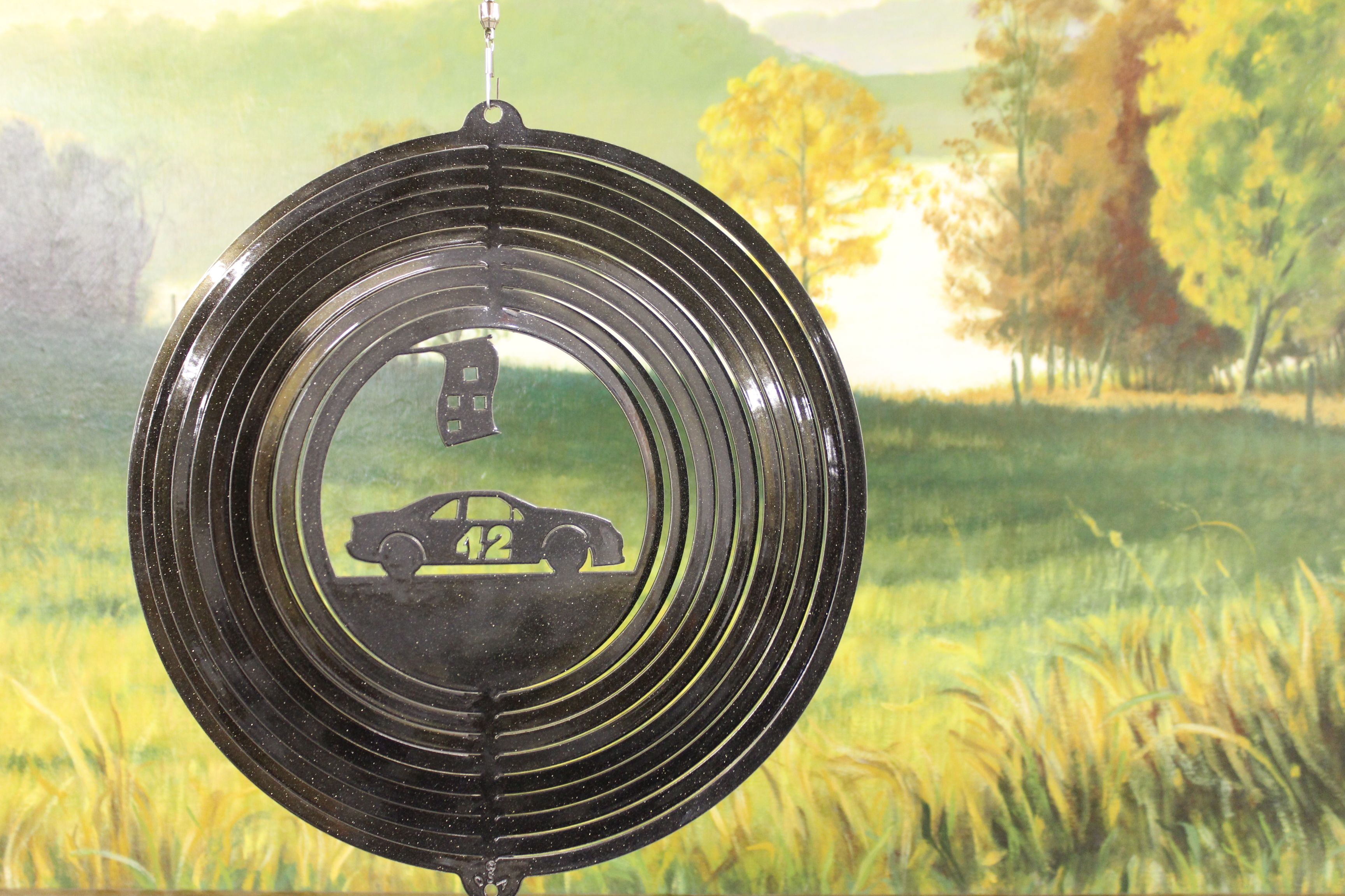 12" Race Car # 42 Wind Spinner - Black Starlight - SALE - Inventory ...